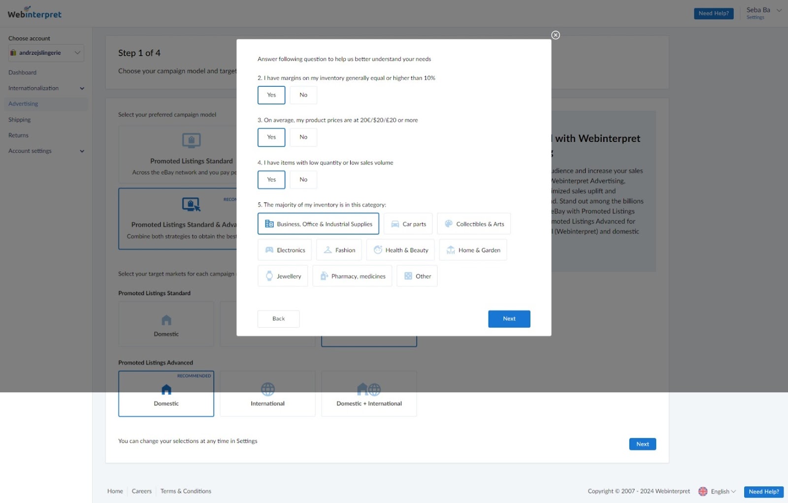 Campaign Model Recommendation Tool – Webinterpret Help Center