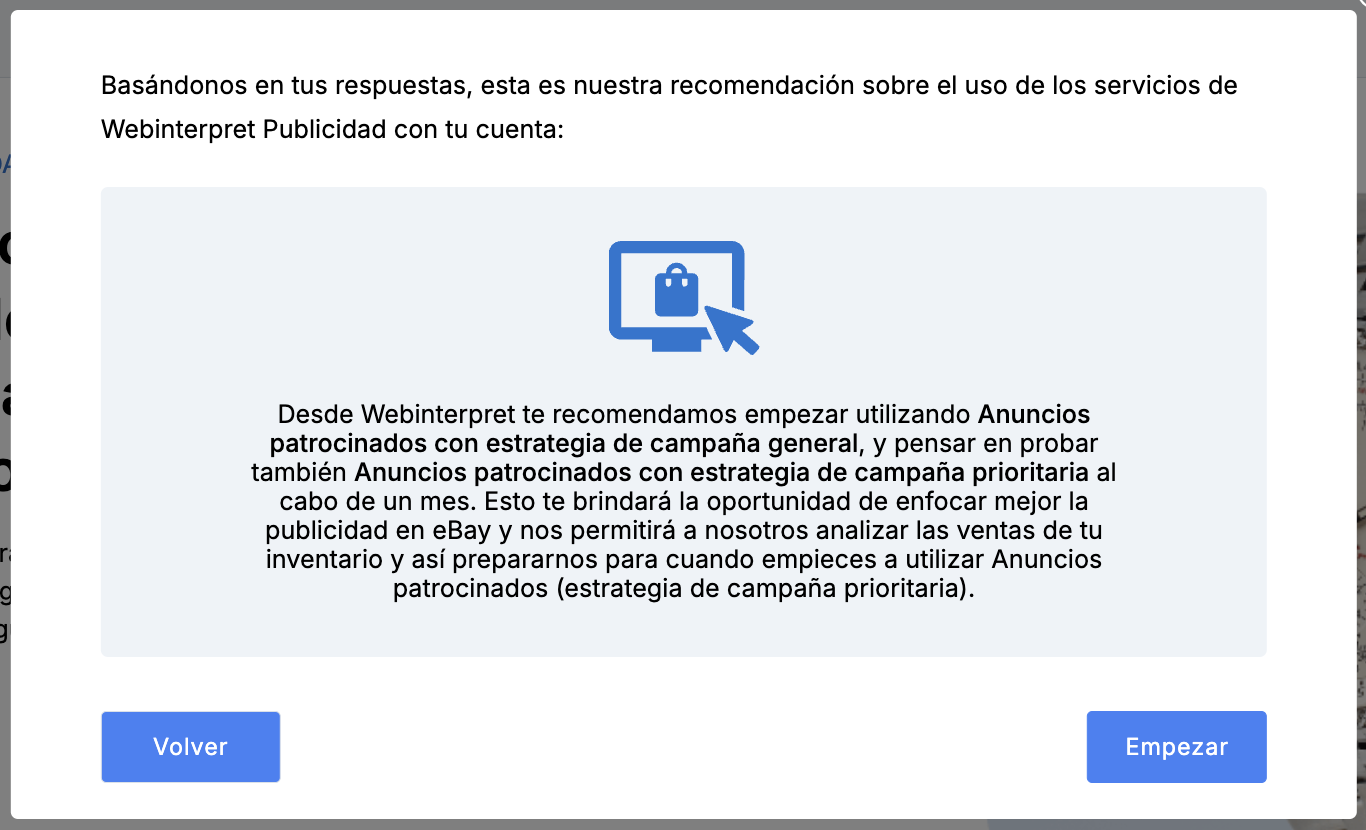 Herramienta de recomendación de modelos de campaña – Webinterpret Help Center